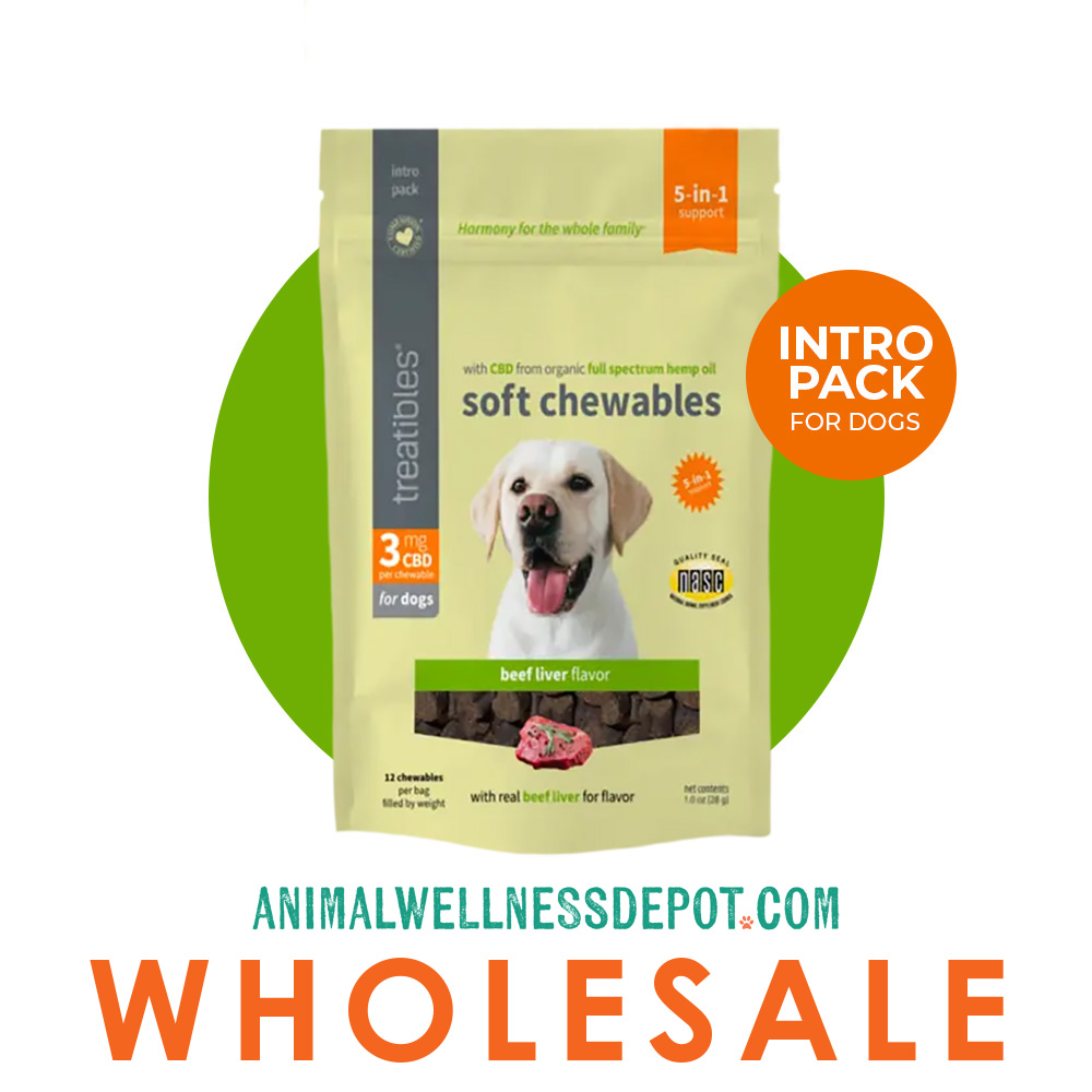 Soft Chewables Beef Liver Flavor 3 mg CBD for Dogs – Case Pack 12 ...